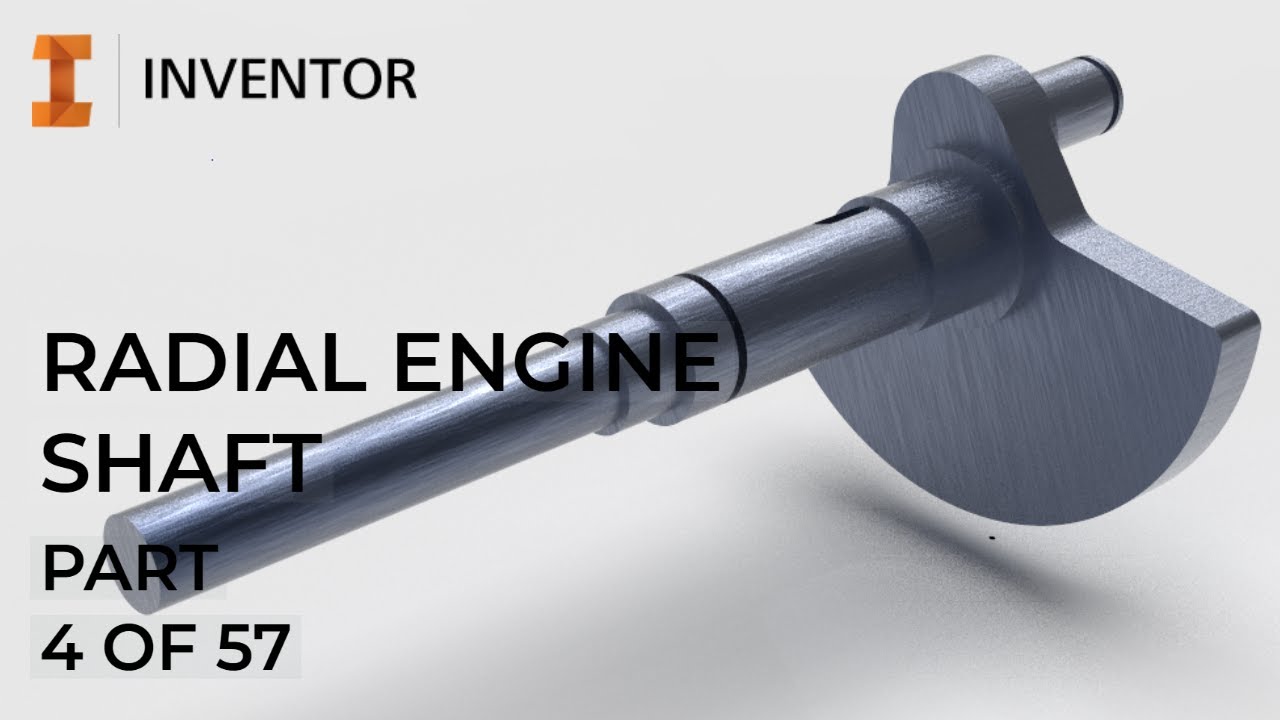 Inventor 2020 | Radial Engine | Shaft | Vol. 4 - YouTube
