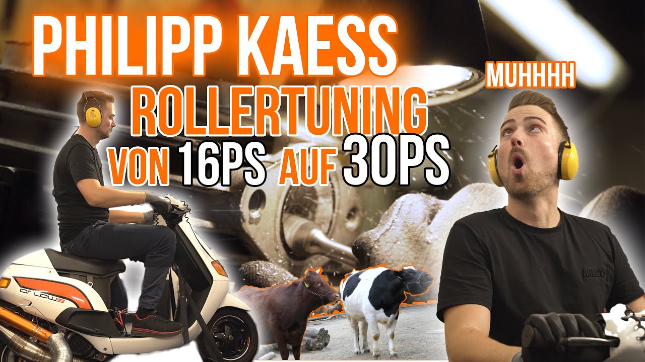 Mehr Bums für den Philipp Kaess Roller| Arlows | 180ccm | 2 Stroke | #philippkaess #piaggio # ...