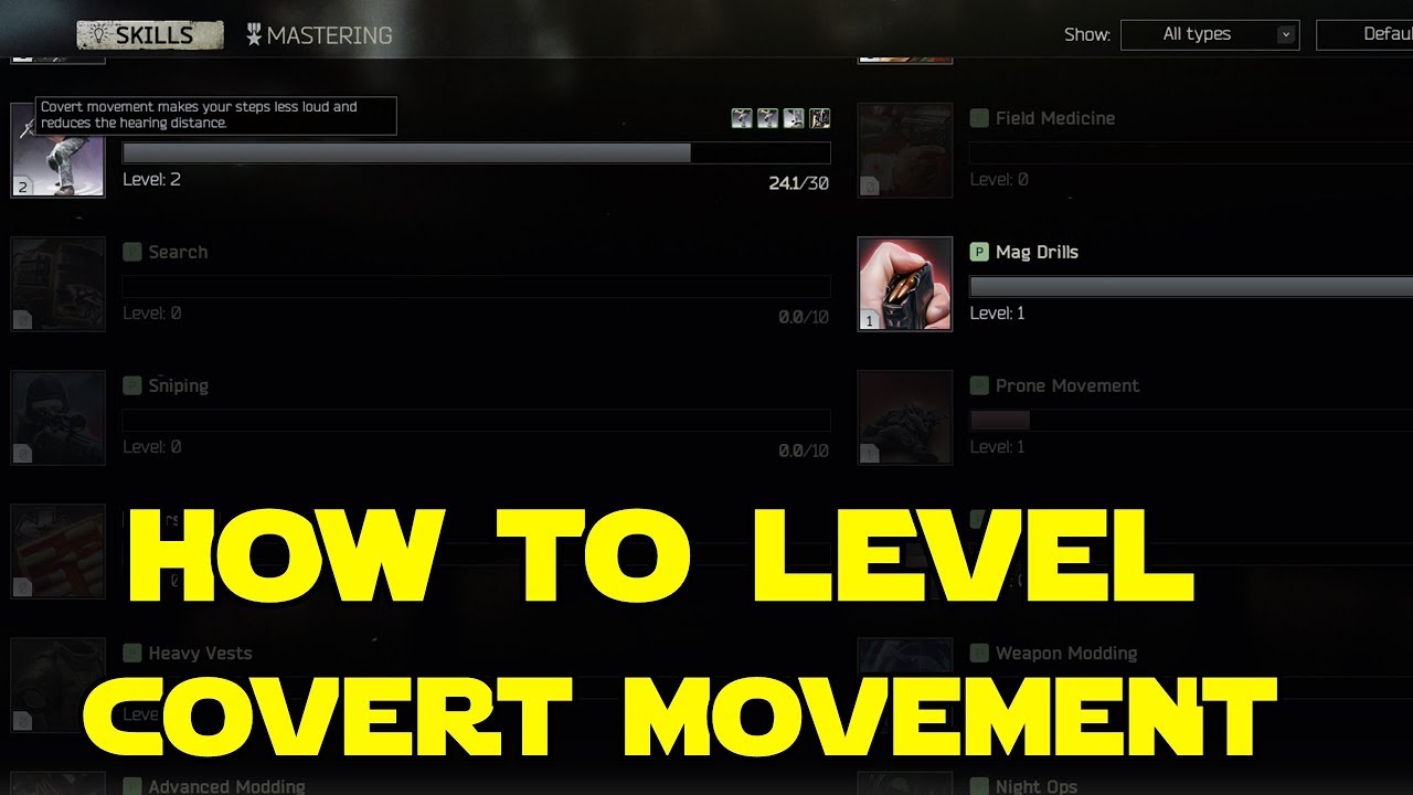 How to Covert Movement Escape From Tarkov - YouTube