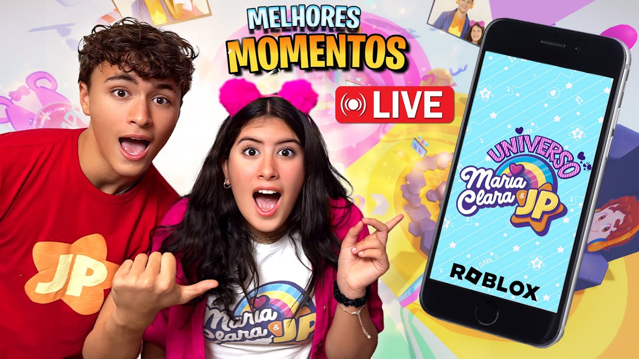 Melhores Momentos da live Roblox Universo Maria Clara e JP 🤩🤩 - YouTube