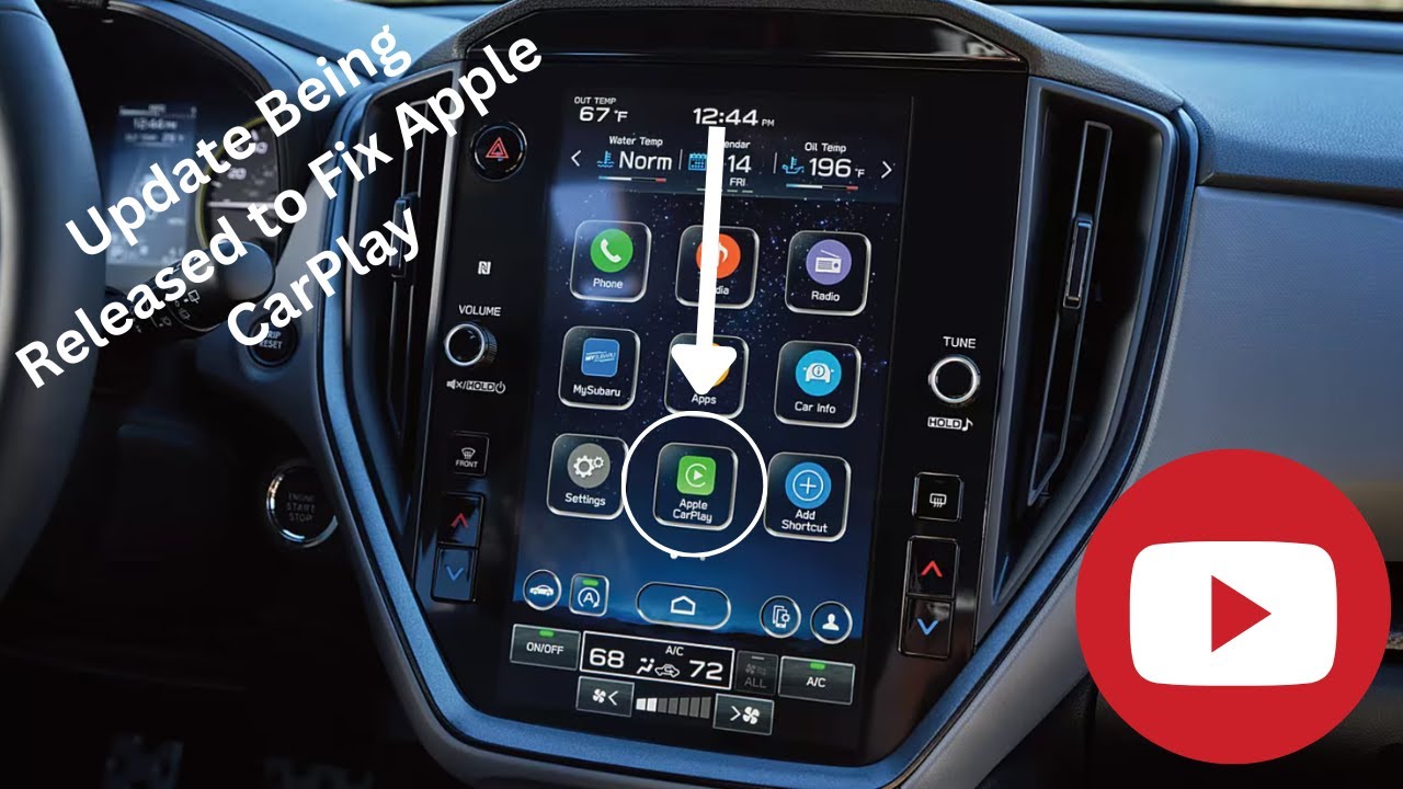 Software Update Available to Fix Apple CarPlay on Subaru's - YouTube