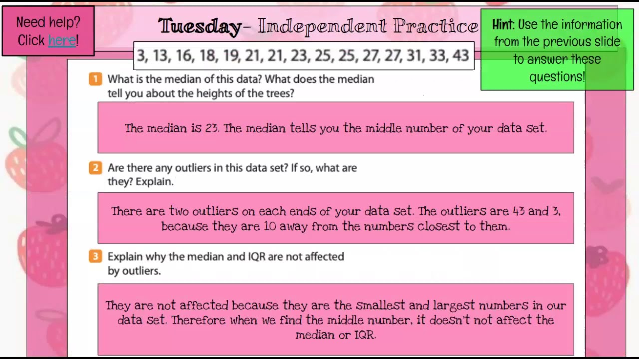 Week 8- Math Workbook Instructions - YouTube