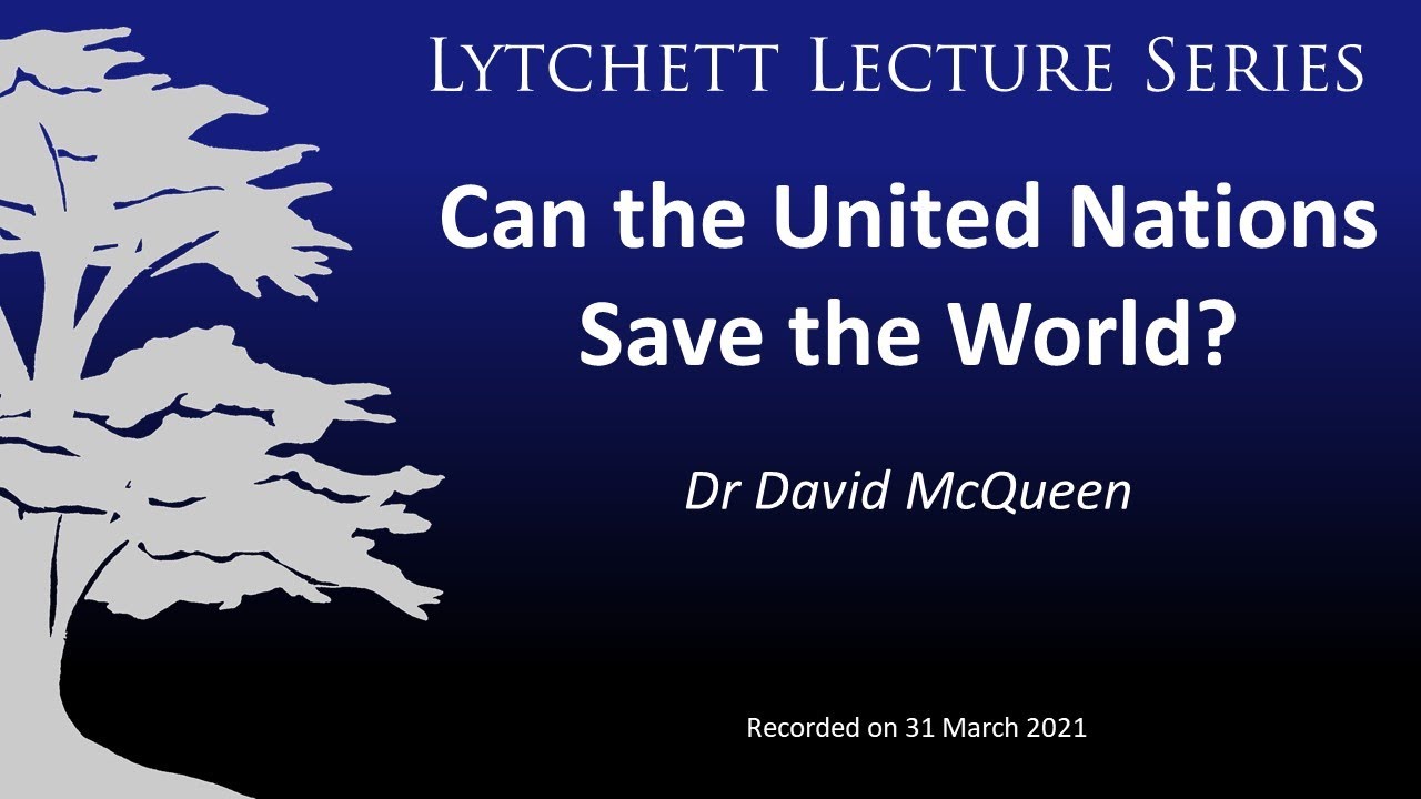 Lecture: Can the United Nations Save the World? - YouTube
