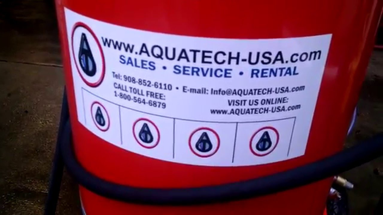 AQUATECH-USA.com Steam Cleaner for Ice Dam Removal - YouTube