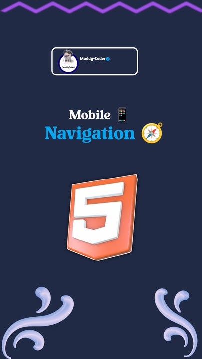 Mobile Navigation Bar Using Html Css With Free Source Code Shorts Foryou Maddycoder Coding 6338