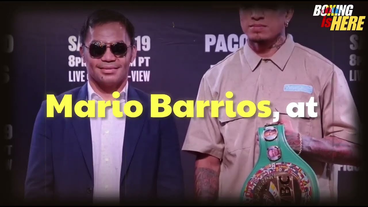 Manny Pacquiao Vs. Mario Barrios Full Fight live | Highlights l 2025 ...