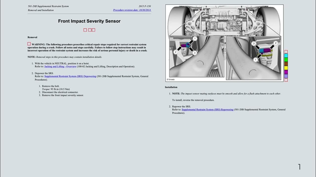 Ford F-150 13th Gen - Front Impact Severity Sensor - YouTube