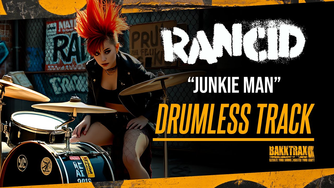 Rancid - Junkie Man (Drumless) NO DRUMS - High Quality - YouTube