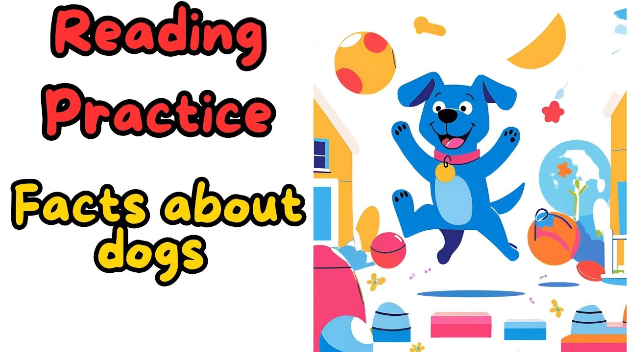 ENGLISH READING, FACTS ABOUT DOGS, SIMPLE SENTENCES FOR KIDS GRADE 1 ...