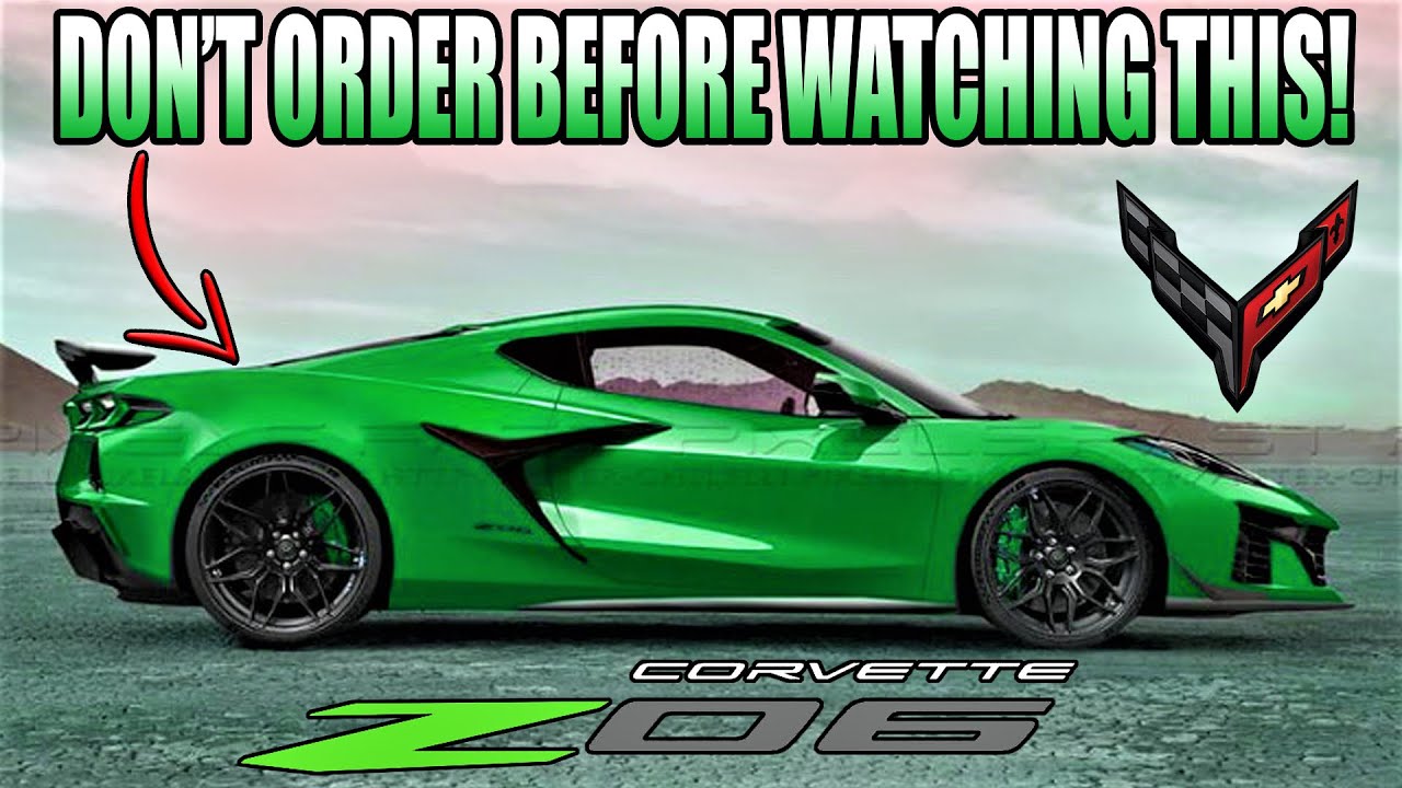 10 Most *IMPORTANT THINGS* You Should Know Before Ordering YOUR 2023 C8 ...