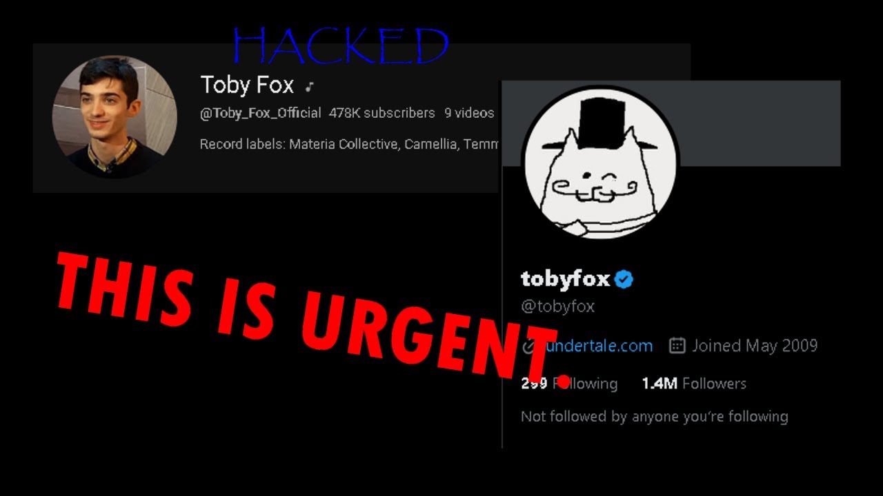 [READ DESC] Toby Fox YouTube Music Channel Hacked??? - YouTube