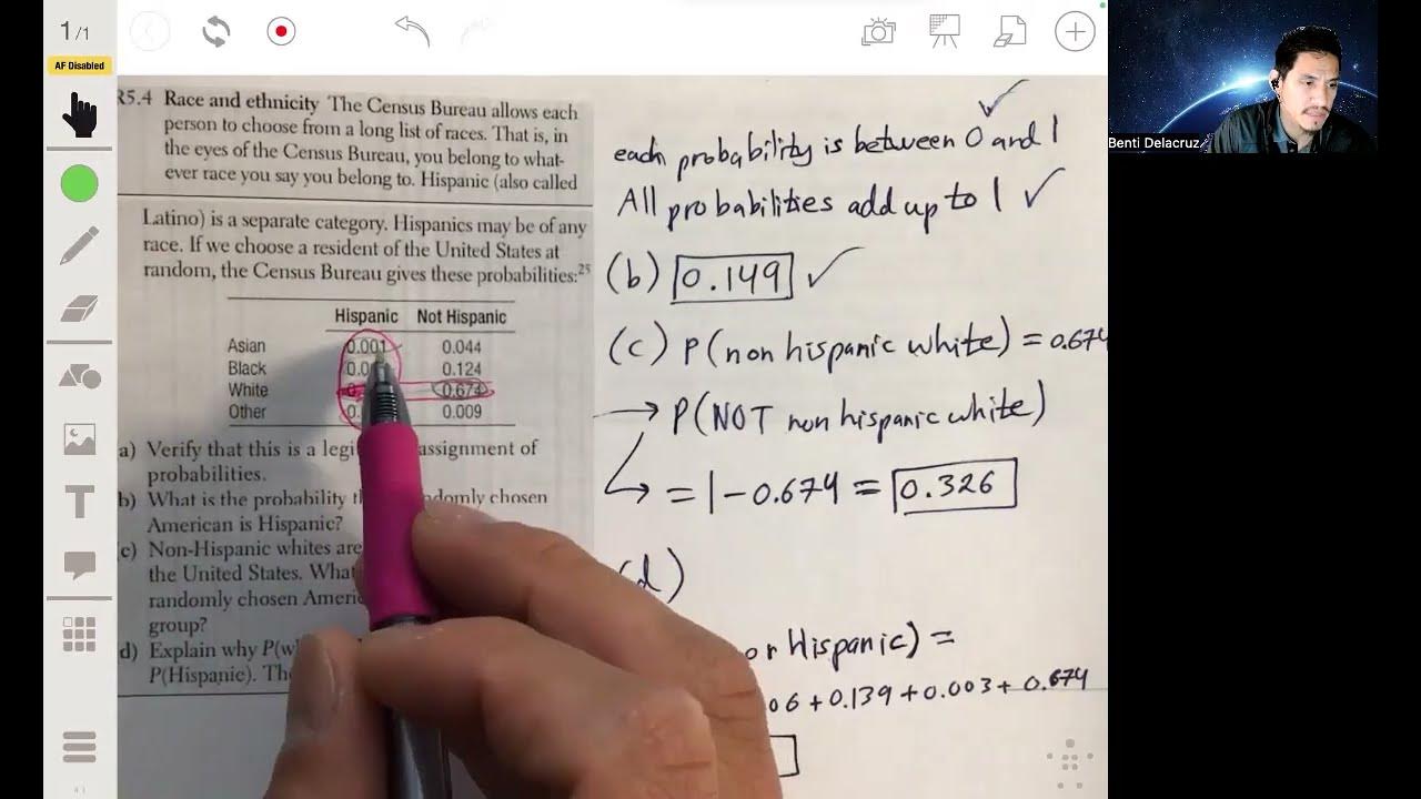 R5.4: Two-Way Tables & Legitimate Probability Models | AP Statistics ...