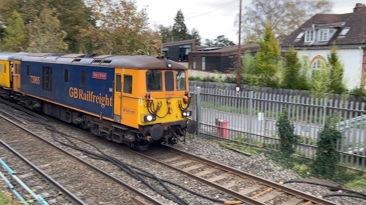 Class 73 | 73965 ‘Des O Brien’ + 73964 ‘Jeanette’ | Network Rail Test ...
