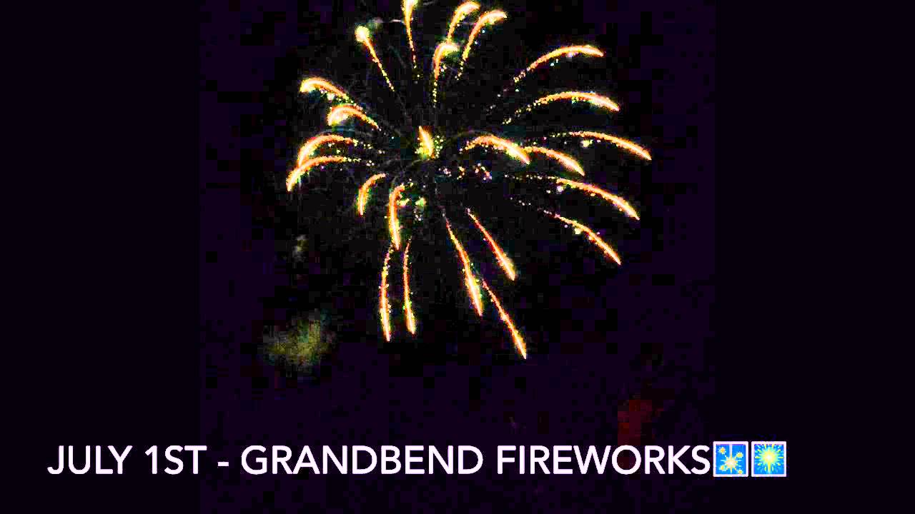 July 1st Fireworks- Grand Bend - YouTube