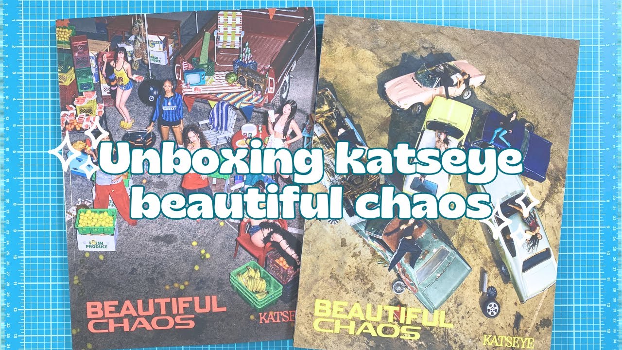 Album Unboxing katseye beautiful chaos photobook version - YouTube