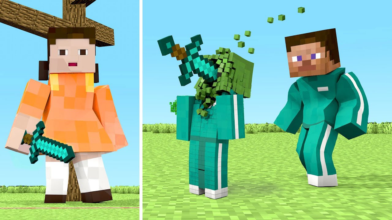 Monster School - Squid Game 2 in Minecraft - YouTube
