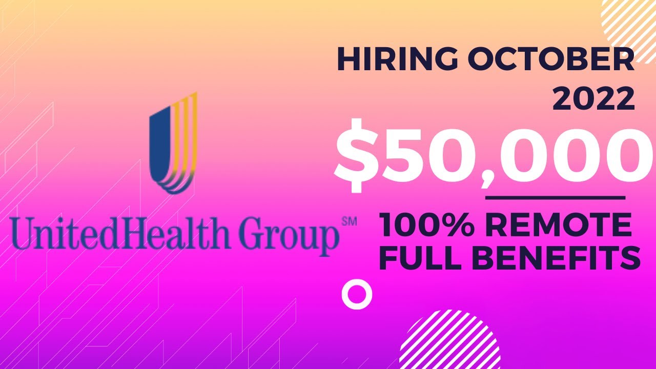 Remote Jobs Hiring October 2022, Full Benefits, $24 Per Hour - YouTube