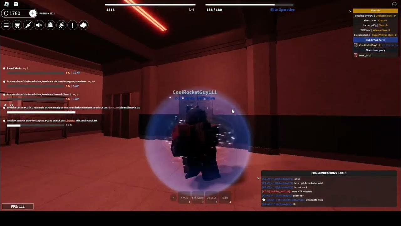 How to get the Protector and Liberator skin in SCP: Roleplay FAST & EZ - YouTube