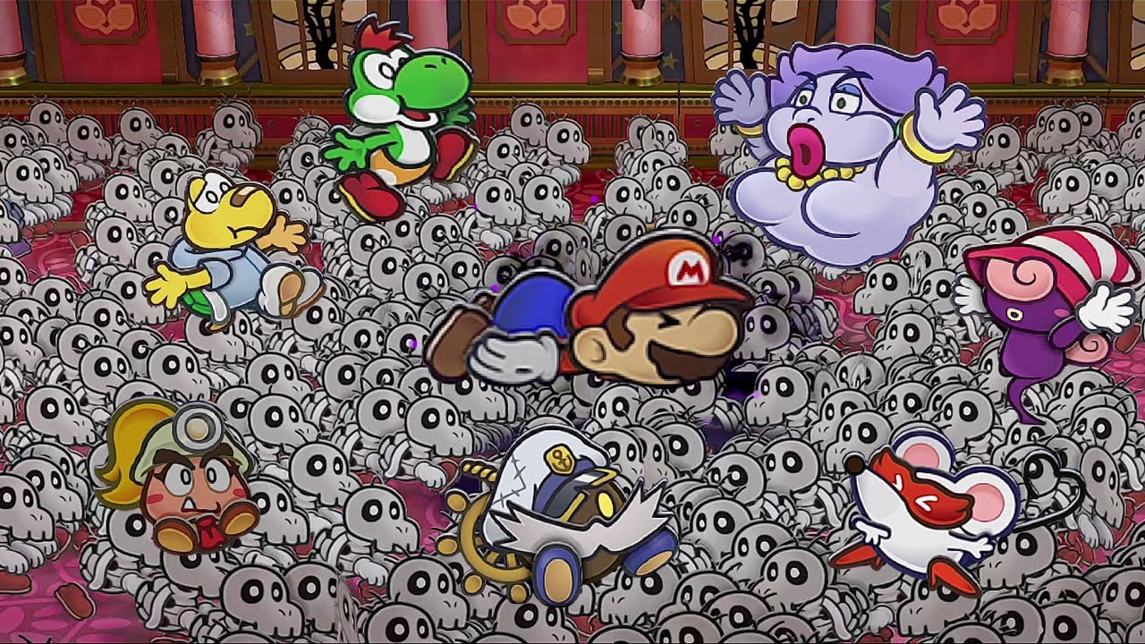 Paper Mario The Thousand Year Door Remake - All Partners Game Over by ...