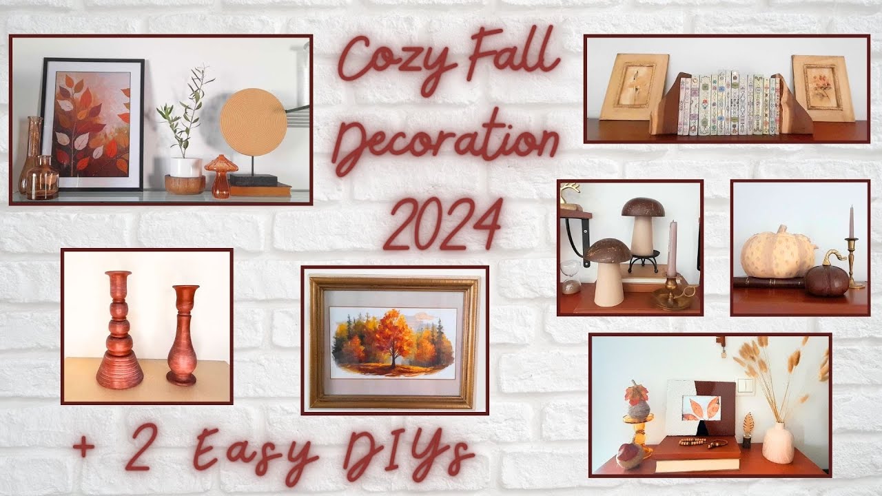 🍂LIVINGROOM FALL DECORATION 2024 2 EASY DIY DECOR PIECES || ΦΘΙΝΟΠΩΡΙΝΗ ...