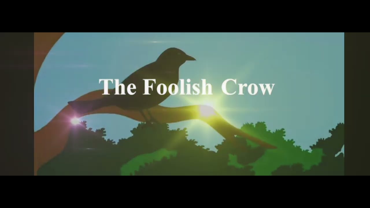 The foolish crow 🙈 learn moral - YouTube