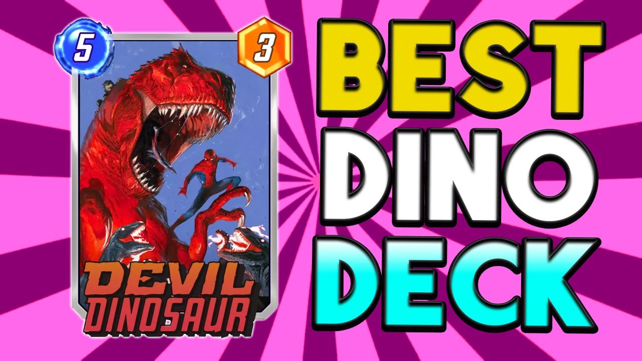The BEST Devil Dino Deck! Stomp the Meta! - Marvel Snap - YouTube