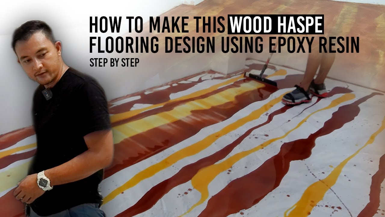 HOW TO MAKE THIS METALLIC WOOD HASPE DESIGN USING EPOXY RESIN | Step by ...