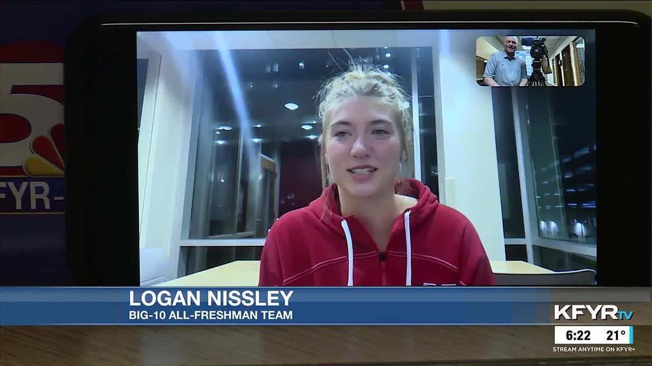 Logan Nissley: Big Ten All-Freshman Team - YouTube