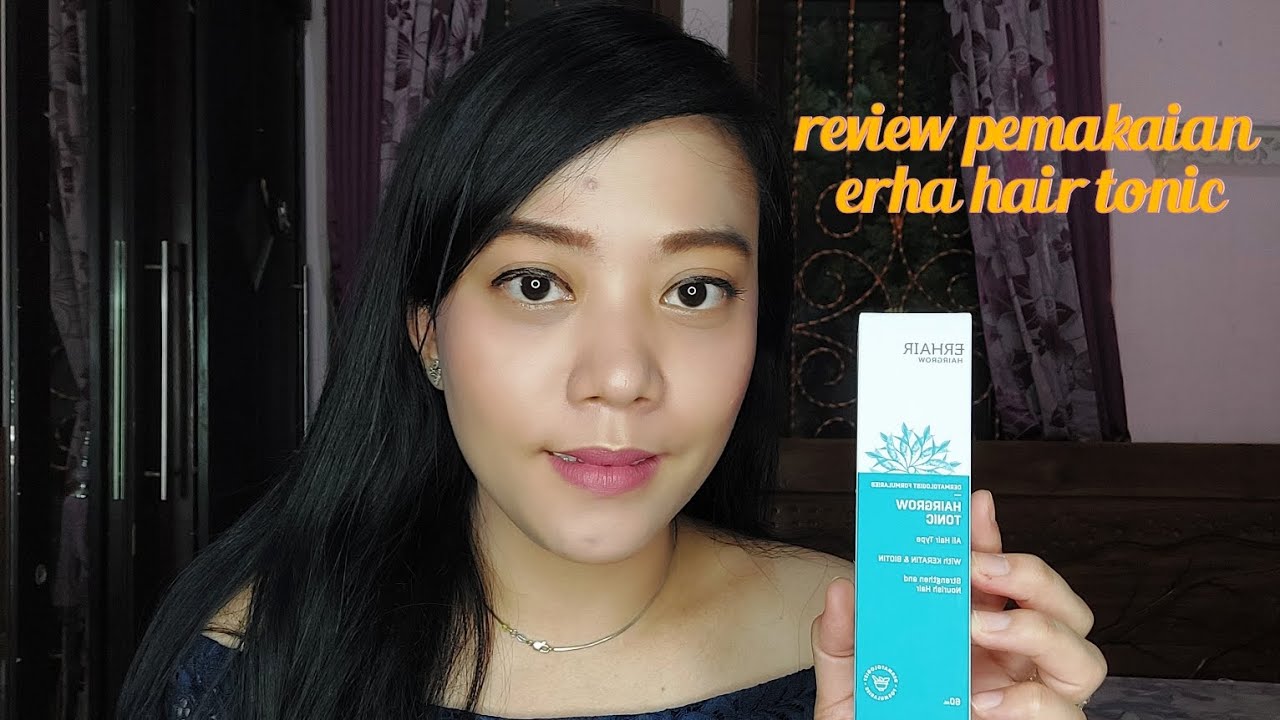 bye bye rambut rontok - erha hair tonic - YouTube