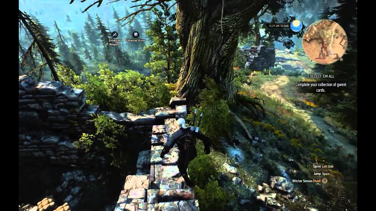 The Witcher 3 Tree environment disappear - YouTube
