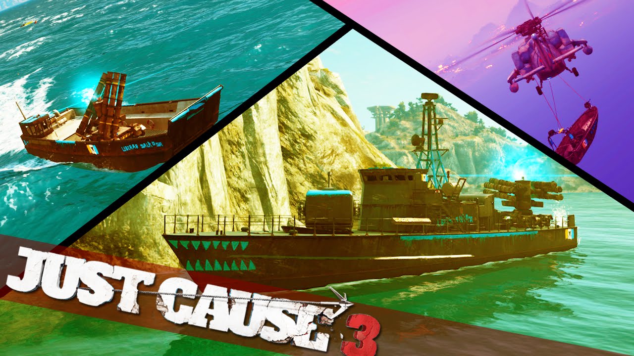 VEHICLE MODS JUST CAUSE 3 :: Just Cause 3 Boat Mods - YouTube