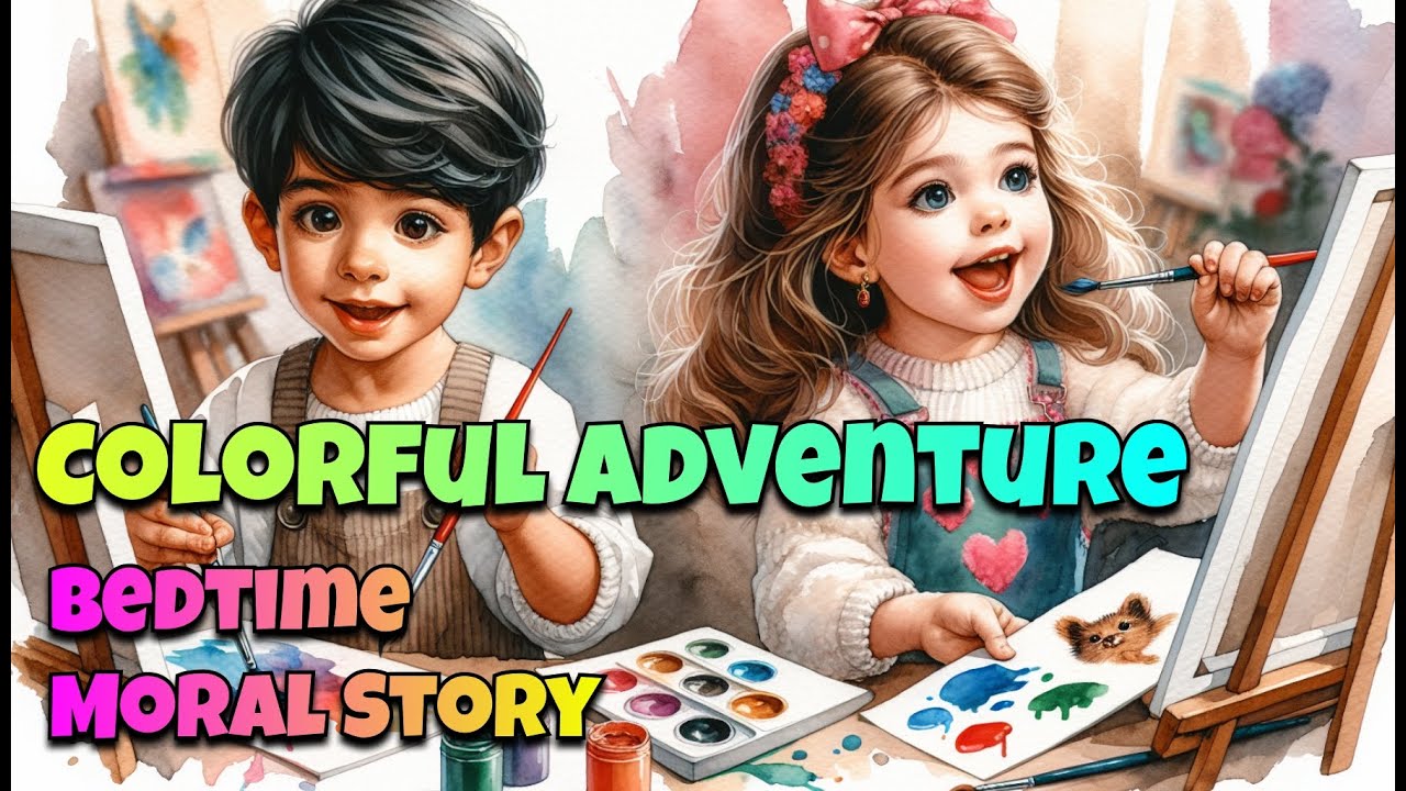 Isabella and Liam's Colorful Adventure - Short Story for Kids in ...