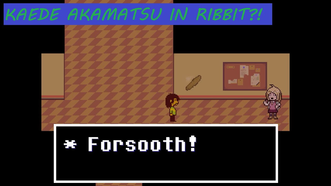 Kaede Akamatsu IN RIBBIT?! - RIBBIT! A Deltarune MOD by TheMaximus ...