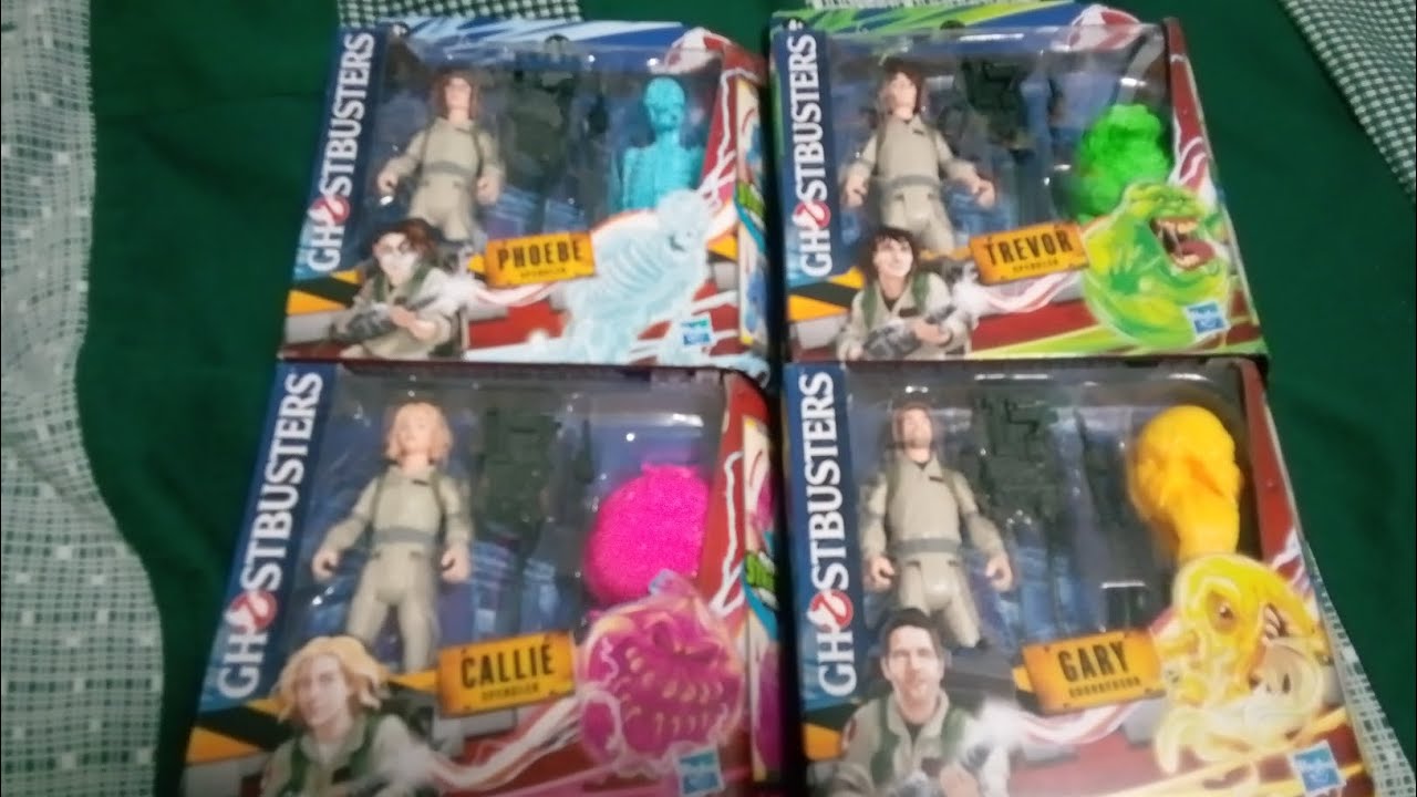 Unboxing Ghostbusters Frozen empire action figures - YouTube