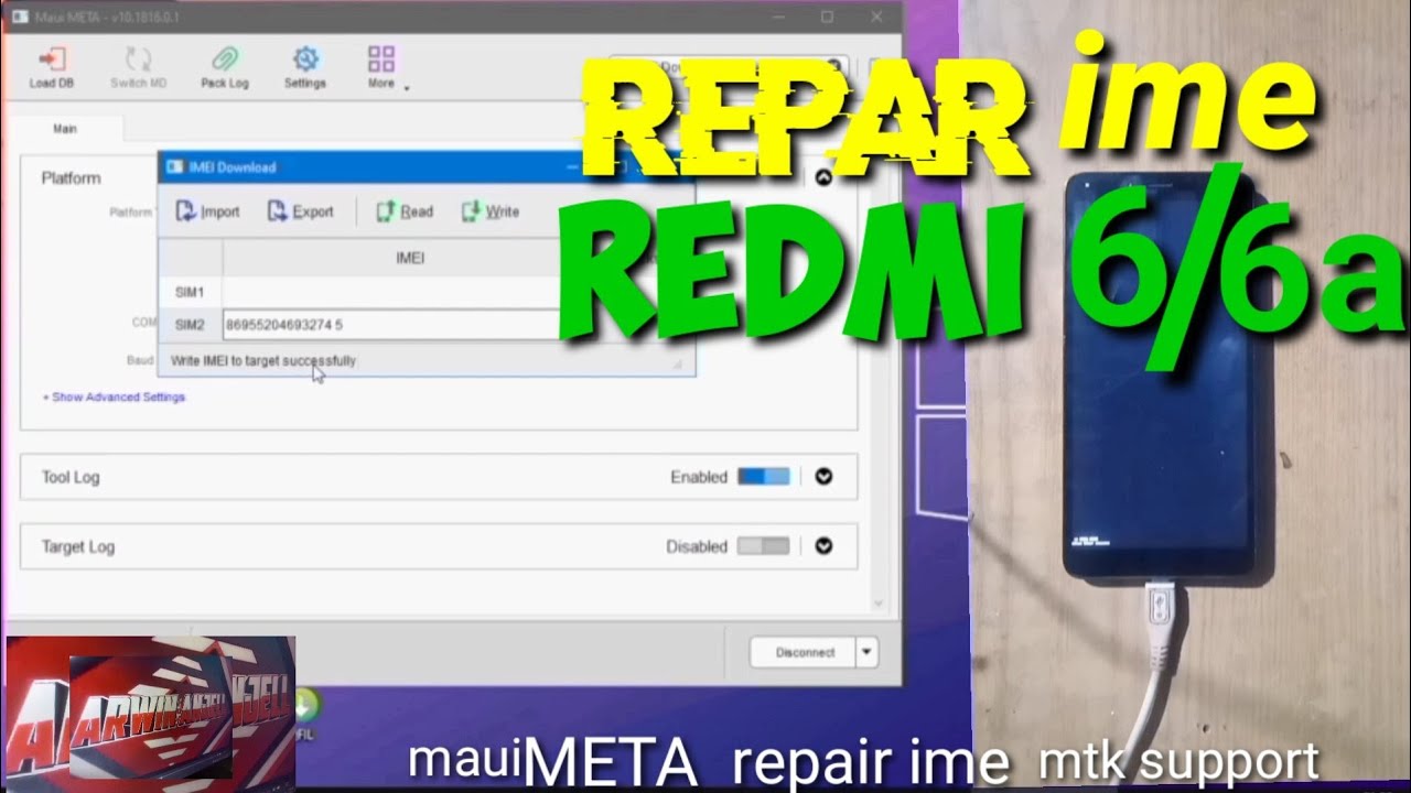 repair ime redmi 6a - YouTube