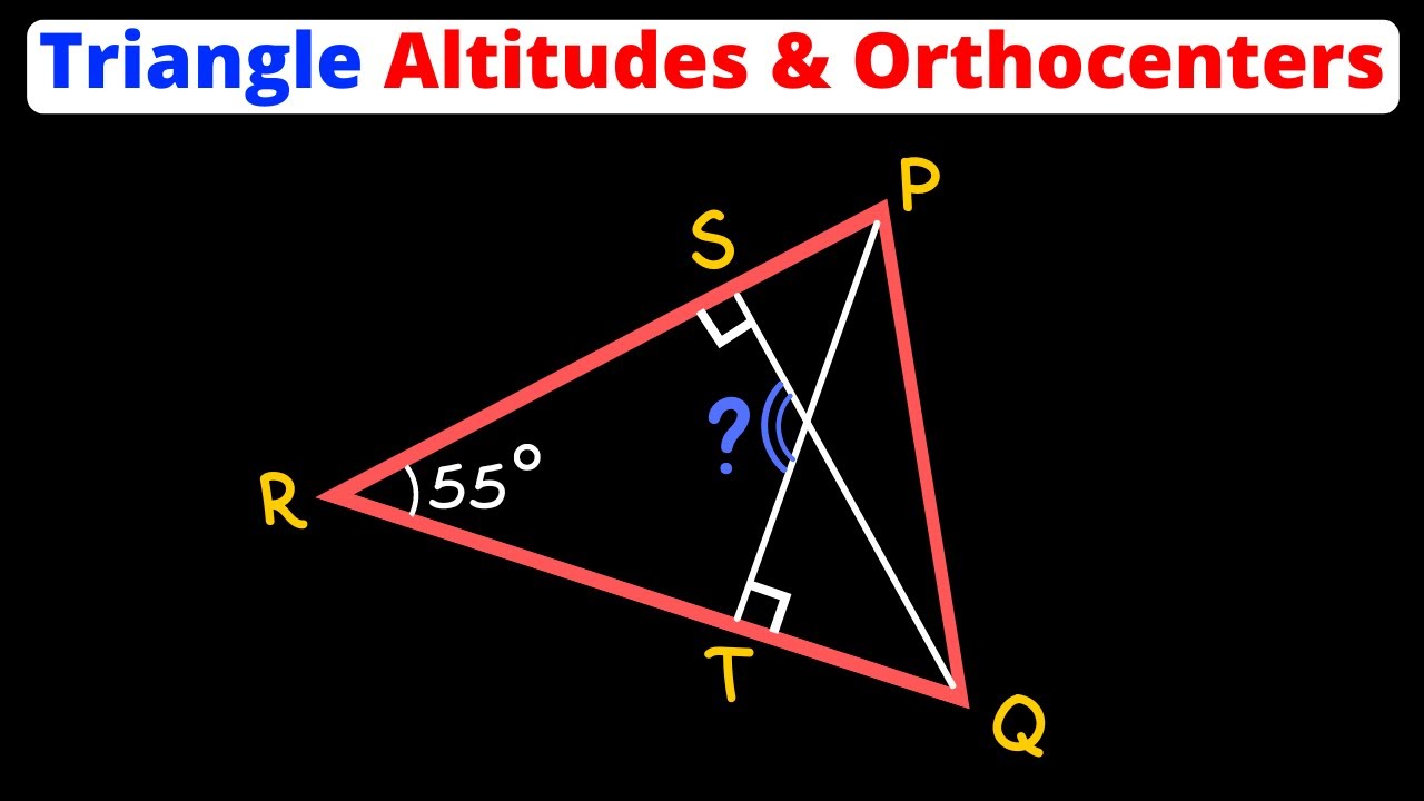 Triangle Altitudes & Orthocenters | Geometry | Eat Pi - YouTube