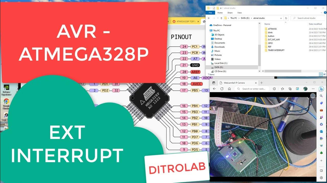 LẬP TRÌNH AVR -ATMEGA328P - NGẮT NGOÀI - YouTube