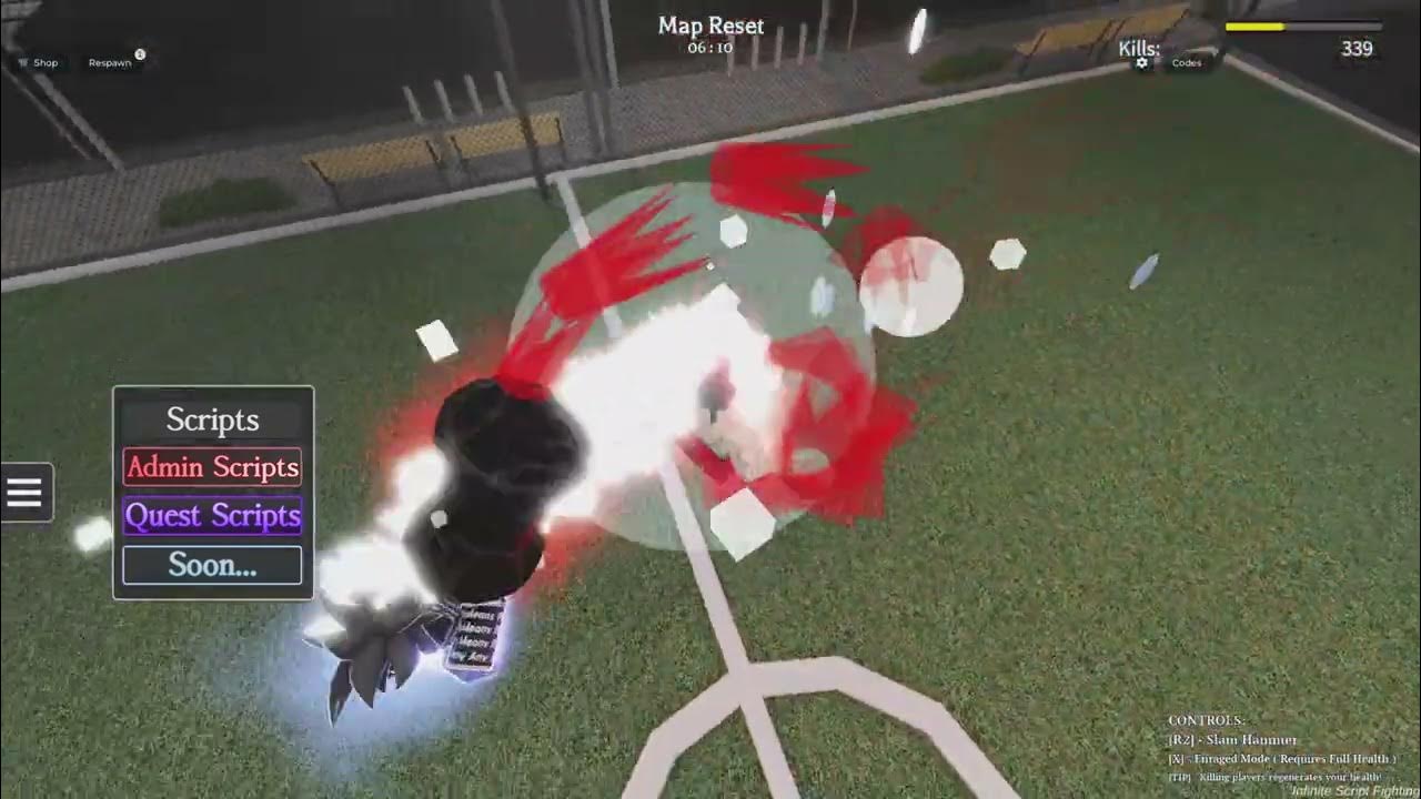 Playing Infinite script fighting - YouTube