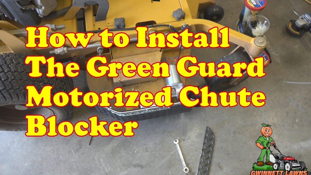 How to Install The Green Guard Motorized Chute Blocker HD Version - YouTube