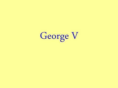 How to say George V correctly - YouTube