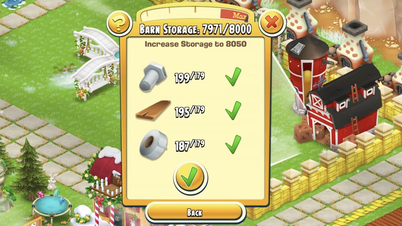 New Barn Storage 8050 | Hay Day Level 191 🧡 - YouTube
