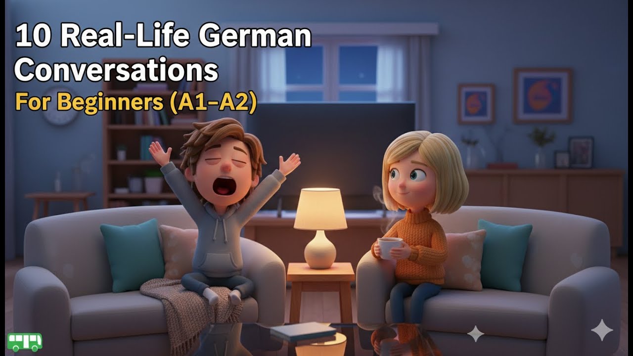 10 Real-Life German Conversations for Beginners 🇩🇪 | Everyday German ...