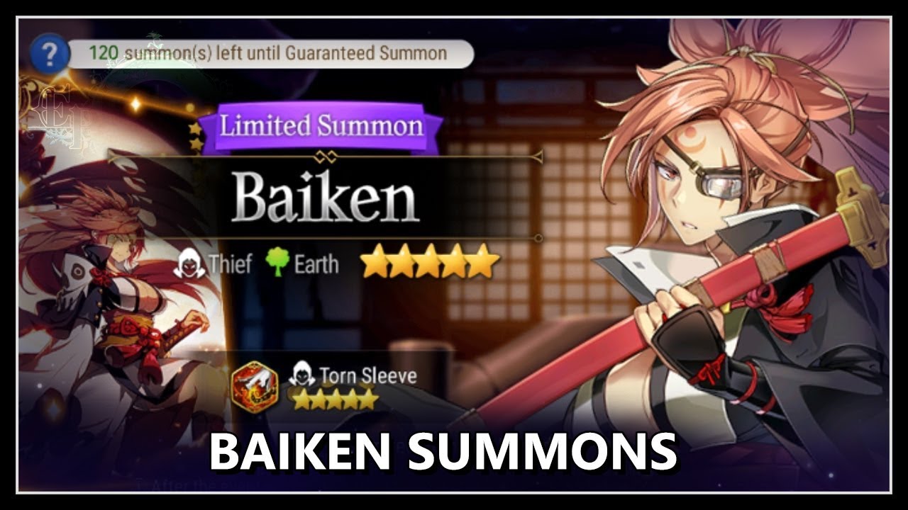 Epic Seven | Baiken Limited Banner, Moonlight, & Mystic Summons! - YouTube