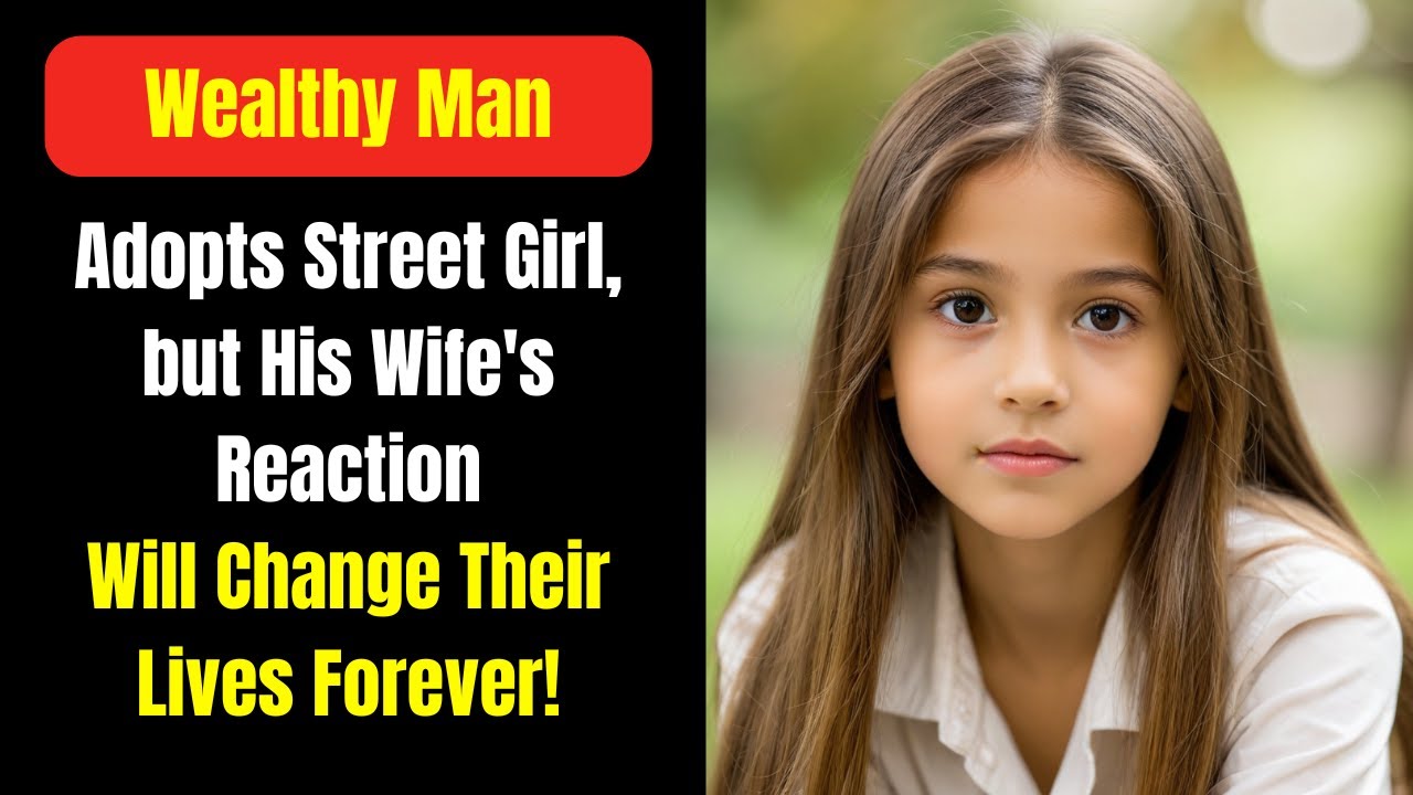 Wealthy Man Adopts Street Girl, but His Wife's Reaction Will Change Their Lives Forever! - YouTube