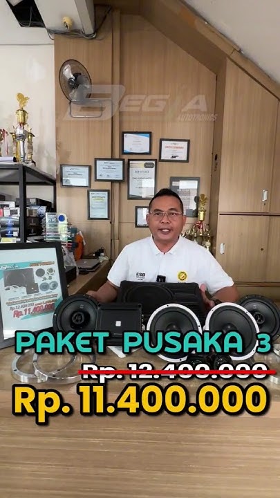 PAKET PUSAKA 3, Dengan menggunakan speaker ESB DUEMILA, audio di mobil anda akan semakin joss ...