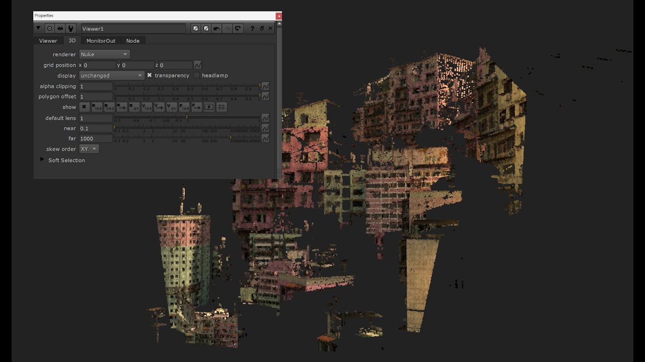 NUKE 201 - Point Cloud 생성시 3D 뷰포트 설정 (nuke 12 버전 이상) - YouTube