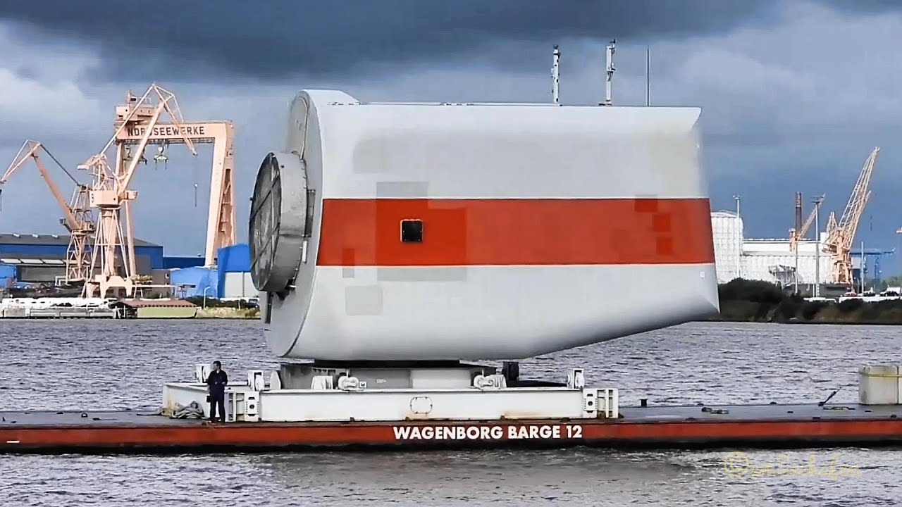 Schubverband Schlepper GRUNO IV + WAGENBORG BARGE 12 PHEK IMO 9342669 ...