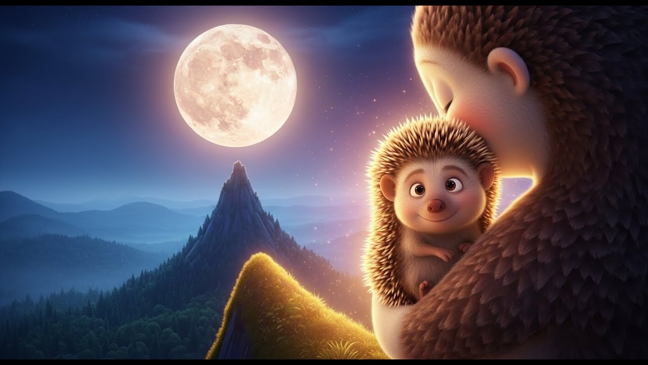 The Hedgehog Who Hugged the Moon | Bedtime Nursery Rhyme & Kids Song ...