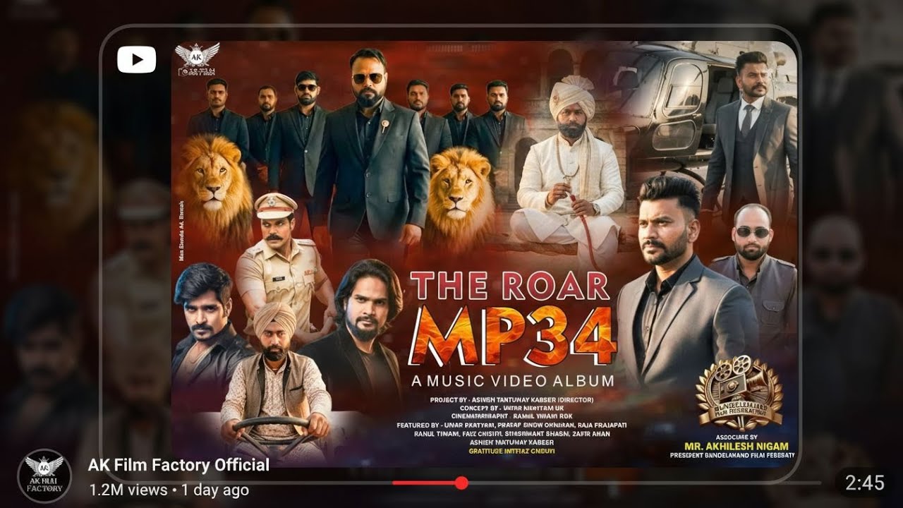 THE ROAR MP 34 |BUNDELKHAND SONG 2026|ASHISH TANTUWAY KABEER|UMAR ...
