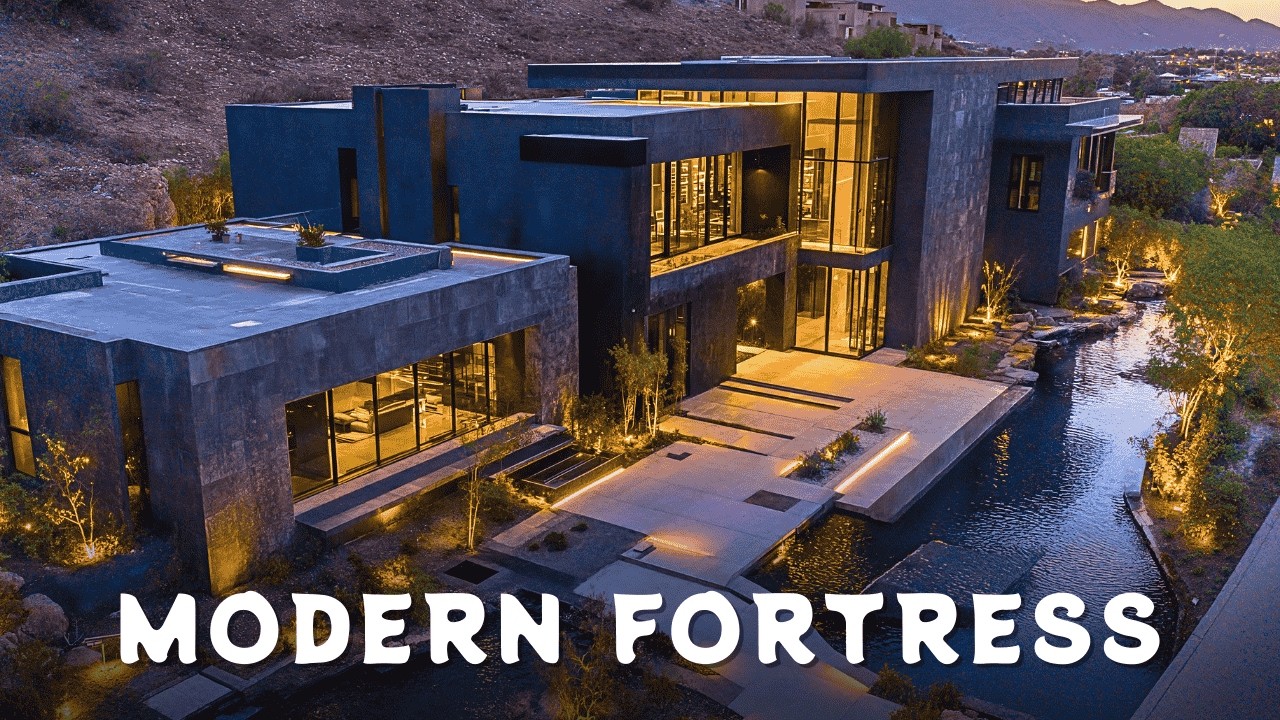 Inside The $20,000,000 Modern Fortress - YouTube
